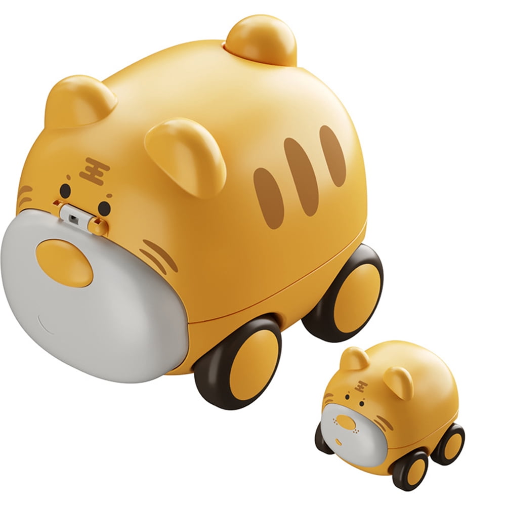 SEEKFUNNING Cute Animal Shape Catapult Toy Car Press Type Ejection ...