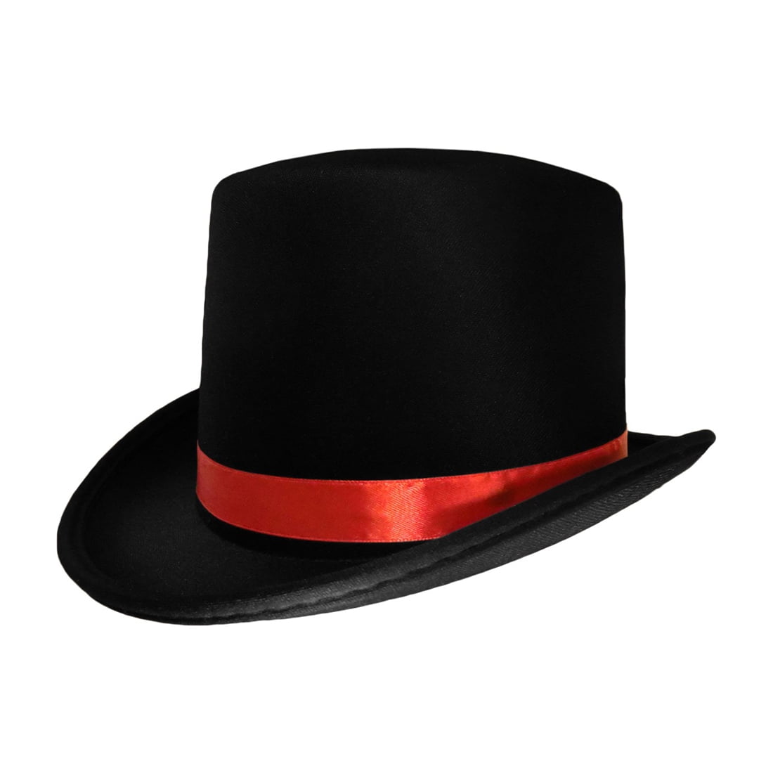 SEEKFUNNING Top HatS For Magician Costume, Black Magician Felt Hat ...