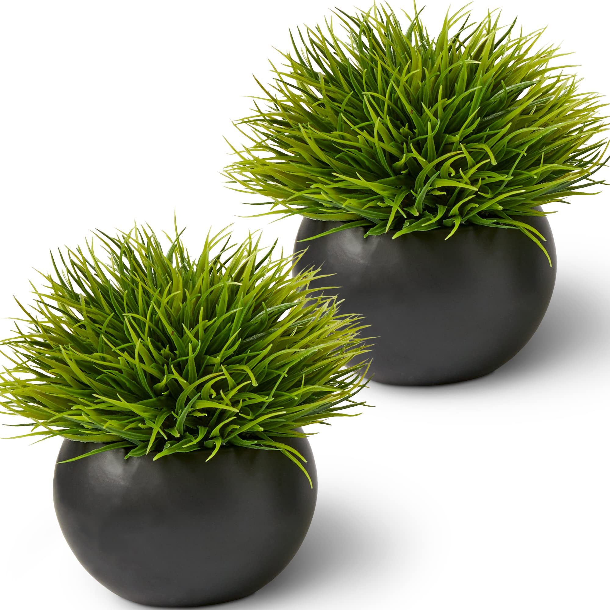SEEKO Succulents Artificial Plants 2 Pack Indoor Fake Desk Shelf Decor - Walmart.com