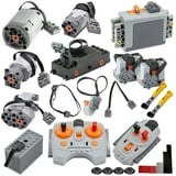Yutex 34Pcs Advanced Power Functions Motor Kit with Remote Control, 6 ...
