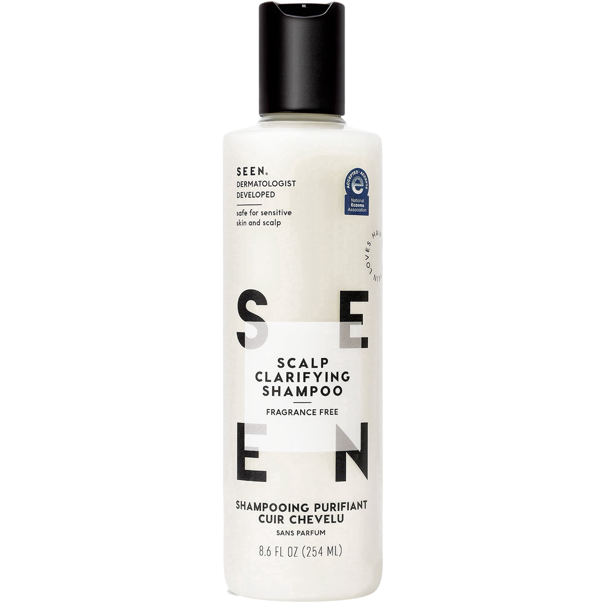 SEEN Scalp Clarifying Shampoo, Fragrance Free - Non-Comedogenic Hair ...