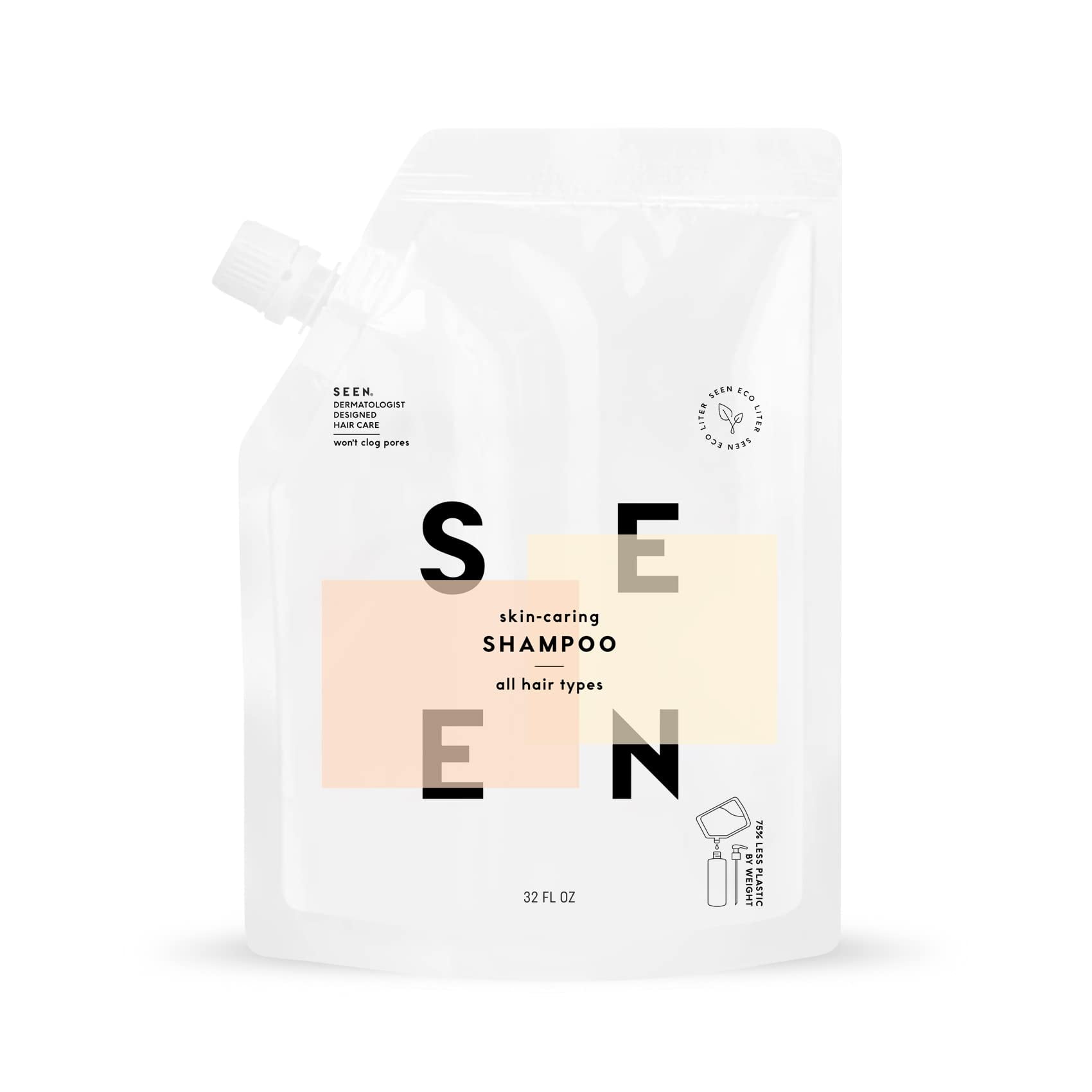 SEEN Shampoo Eco-Refill - Scented - Non-Comedogenic & Sulfate-Free Hair ...