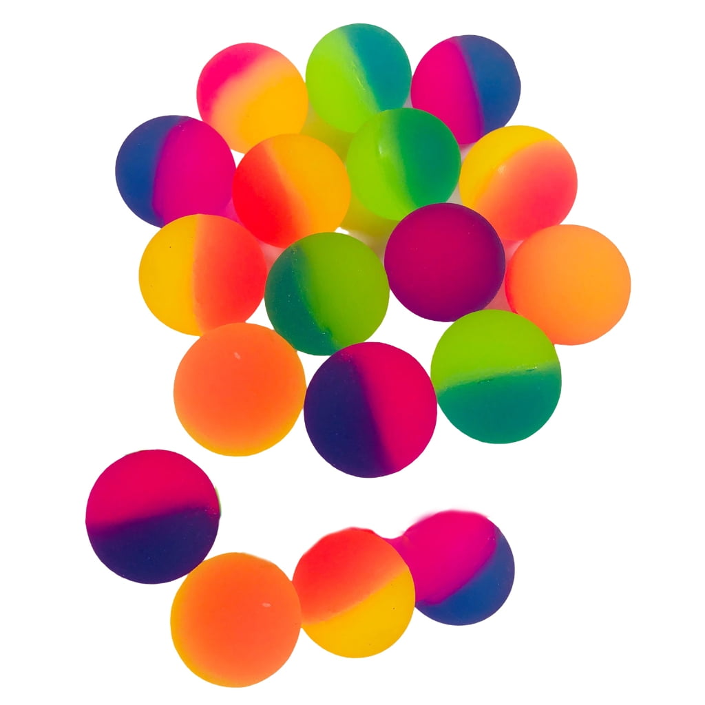 SEEXDDT 20Count MultiColored Large Bouncy Sphere for Birthday ...