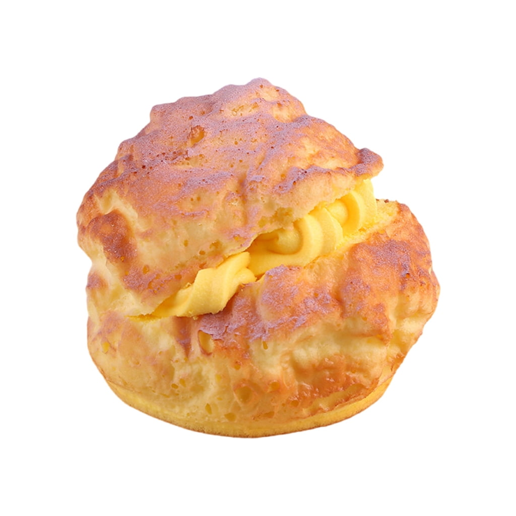 SEEXDDT Realistic Artificial Puff Bread Model Dessert Model for Shop ...