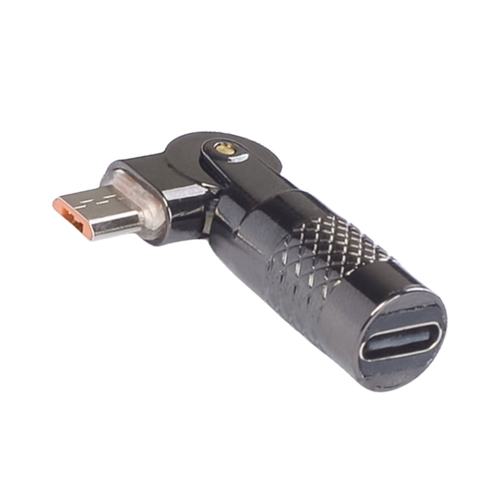 SEEXDDT Rotatable Type C To USB Adapter With 90 Degree For Charging ...