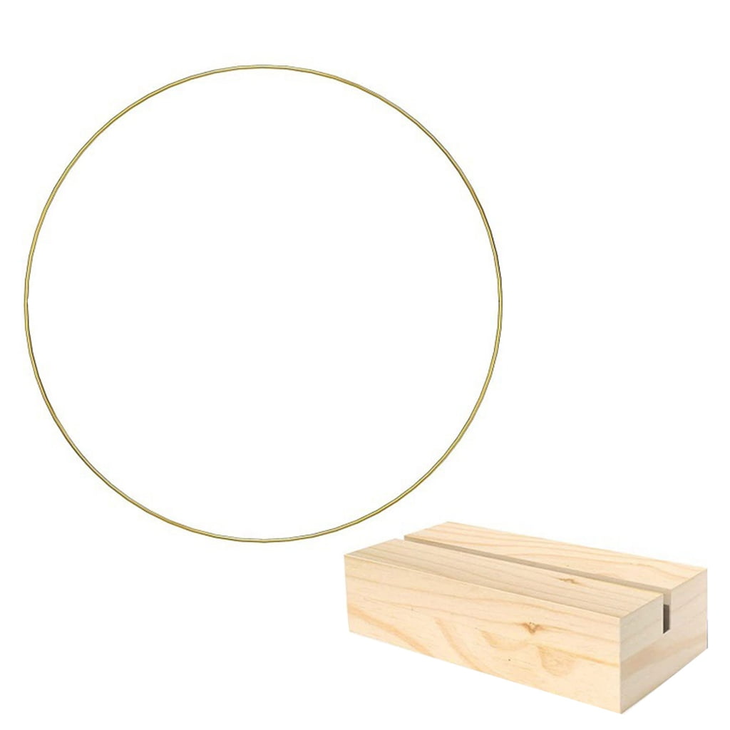 SEEXDDT Round Backdrop Stand Hexagonal Arch Metal Hoop Frame with Base ...