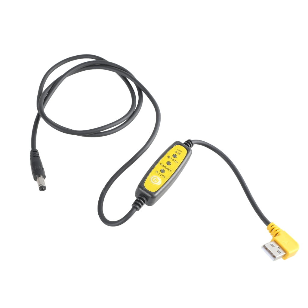 SEEXDDT USB to 5.5x2.1mm 12V Brightness Speed Control Cable with ...
