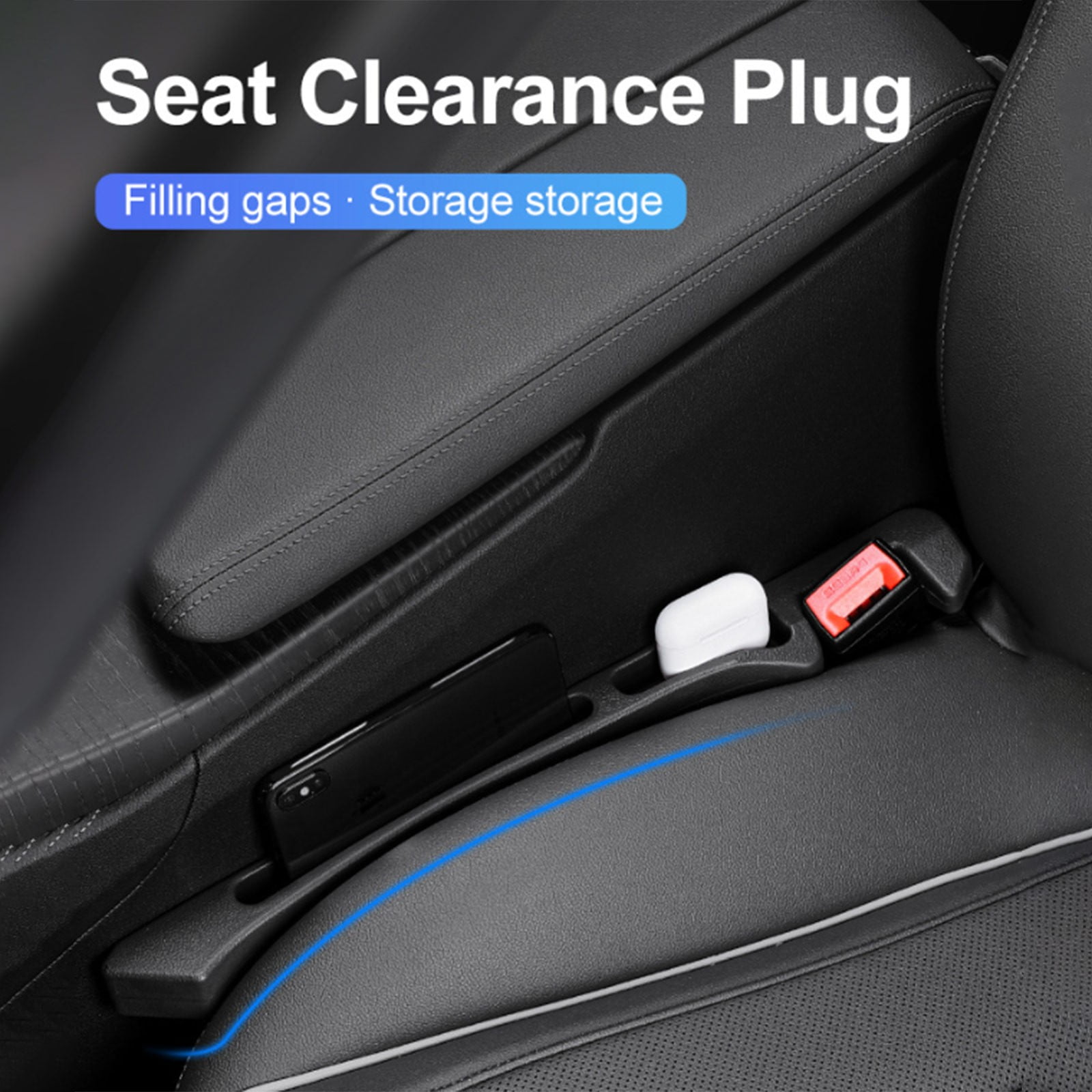 SEEYOUTOOL 2Pack Car Seat Filler Inserts Between Seats Console with ...