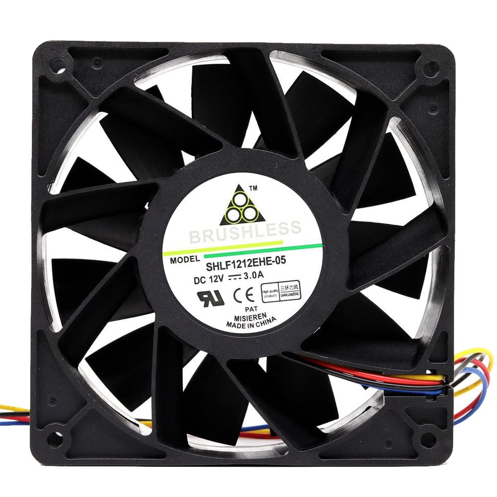 SEEYOUTOOL 4500RPM 120mm 12V High Speed Long Life Computer Case Fan ...