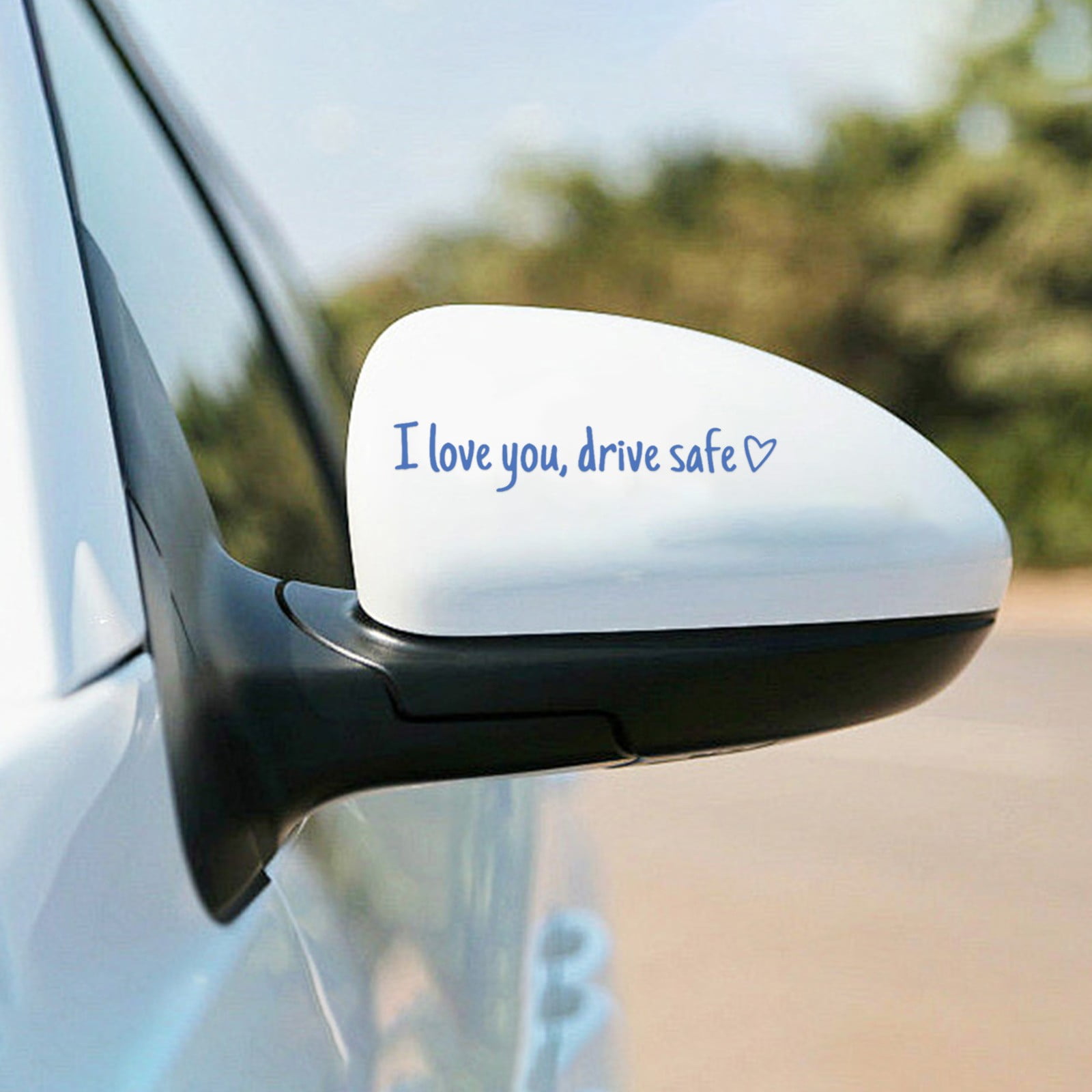 SEEYOUTOOL Drive Sticker for Car Window I Love You Stickers Drive White ...