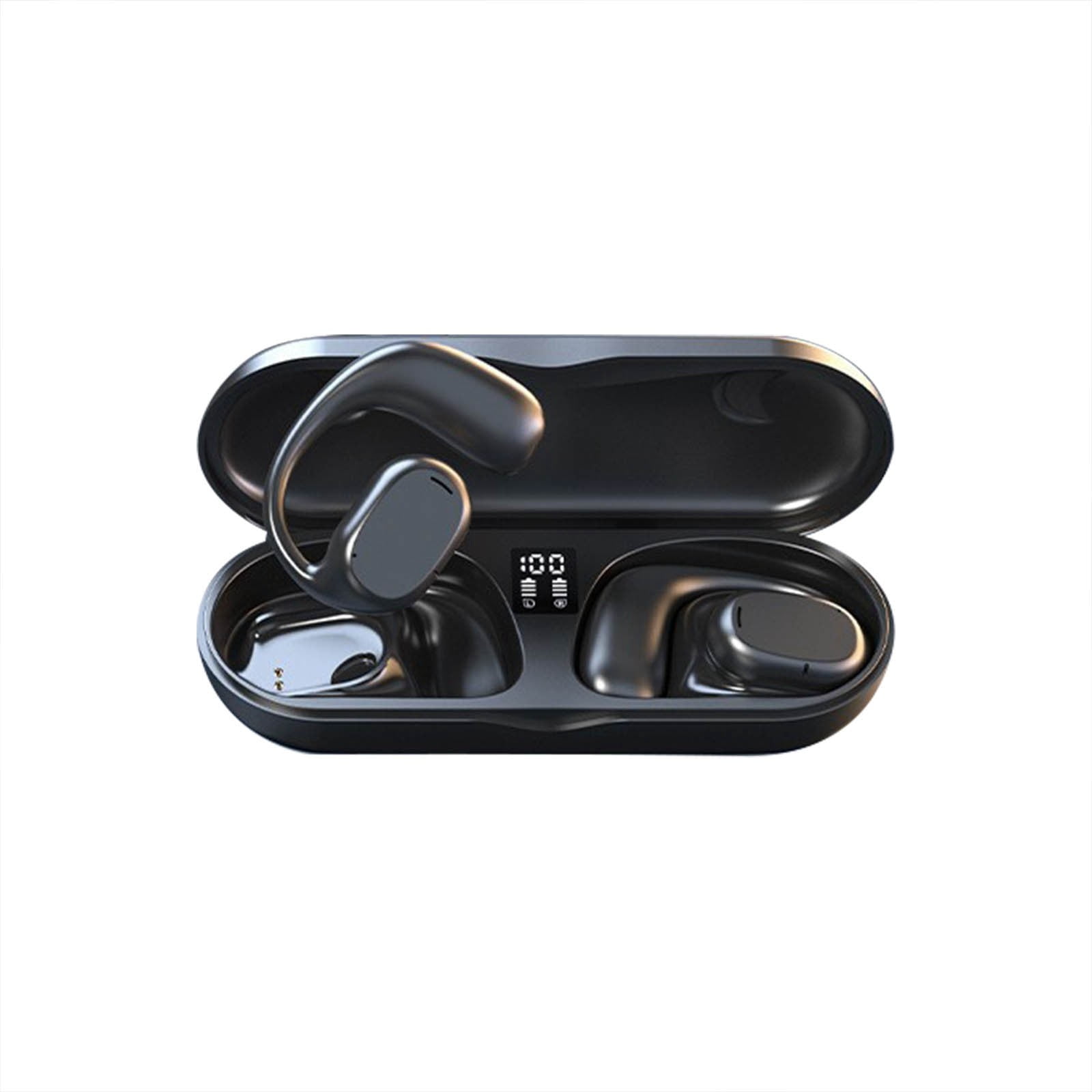 SEEYOUTOOL True Wireless Headphones Blueteeth 5.3 ClipOn Air Conduction ...