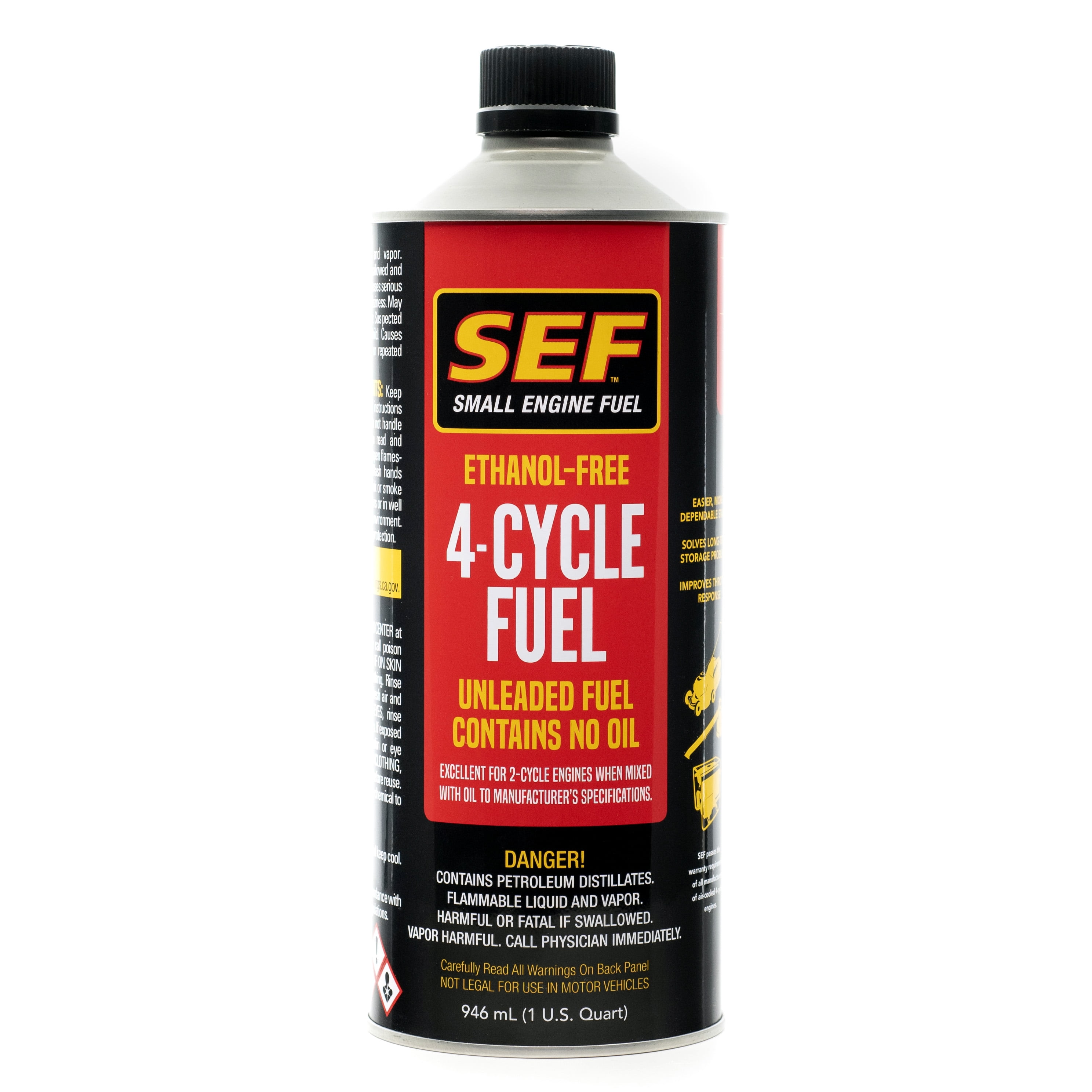 SEF 4-Cycle Ethanol-Free Small Engine Fuel 32 oz - Walmart.com