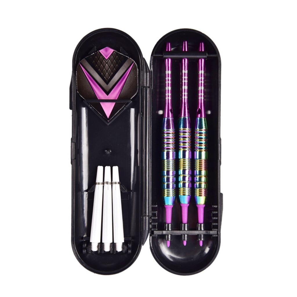 SEFUONI Aluminum Alloy Soft Tip Darts Set with Travel Case, Colorful ...