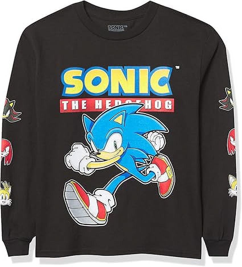 SEGA Boys Hedgehog Long Sleeve Tee-Sonic, Tails, Knuckles - Walmart.com