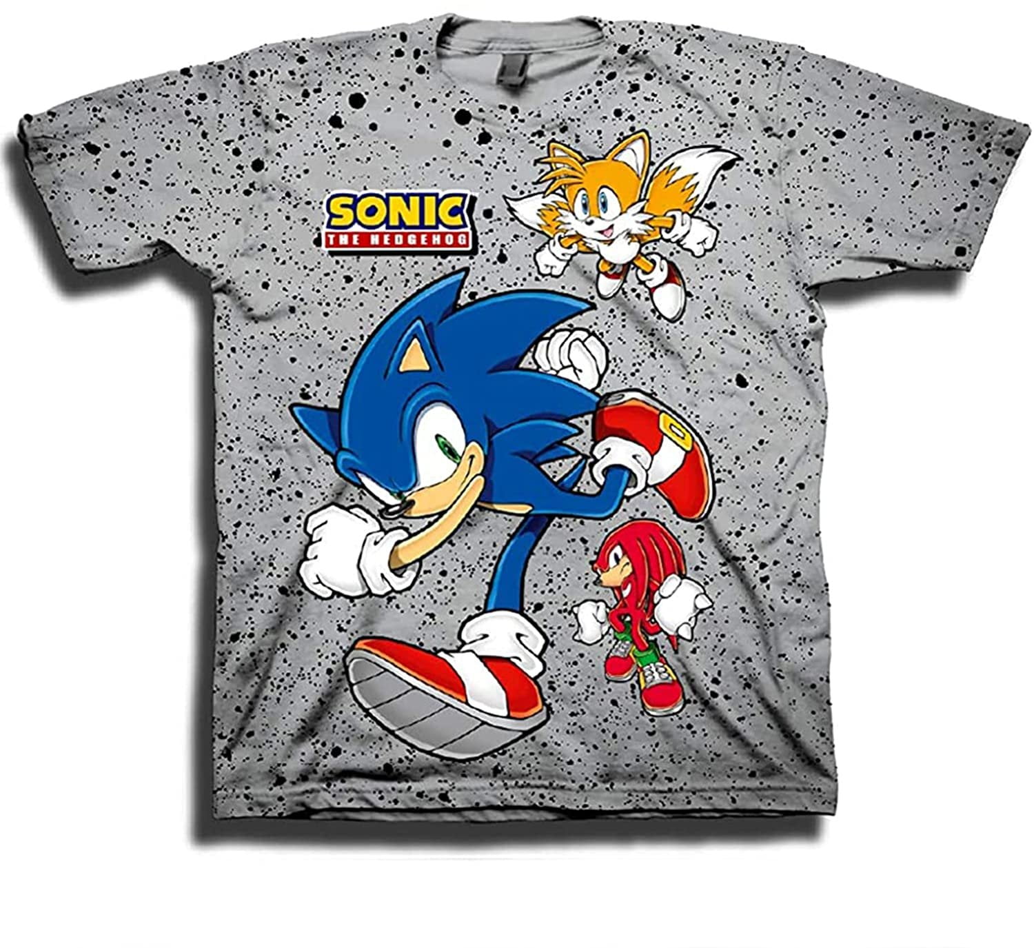 SEGA Boys Sonic The Hedgehog Shirt, The Hedgehog Trio Graphic T-shirt ...