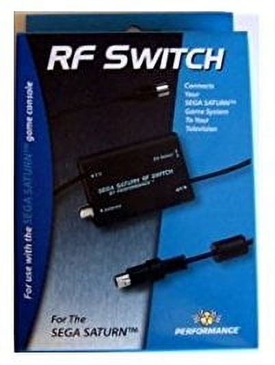 SEGA SATURN SYSTEM IN BOX AUTO RF RFU CABLE TV ADAPTER CORD PERFORMANCE ...