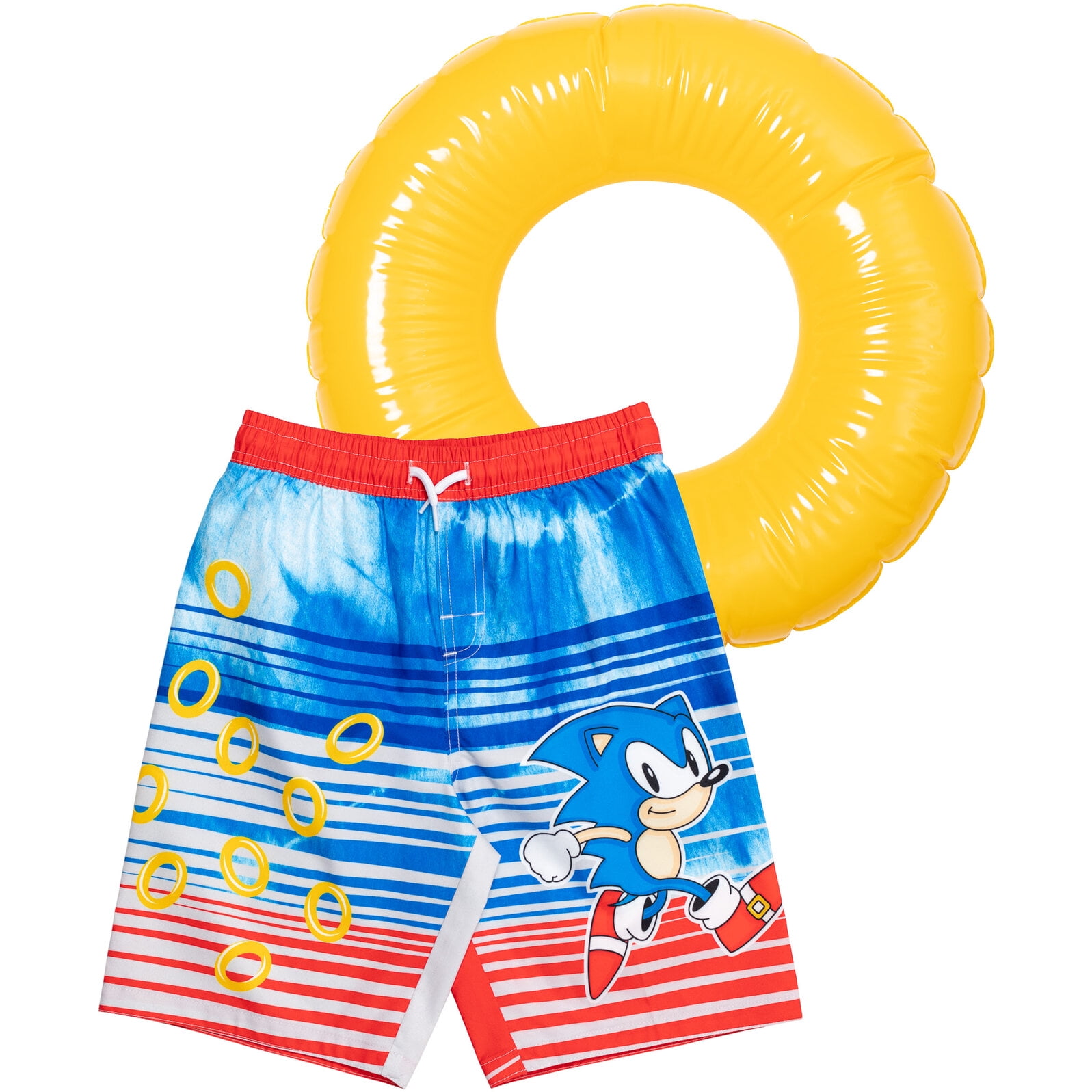 SEGA Sonic The Hedgehog Little Boys Swim Trunks Bathing Suit Little Kid ...