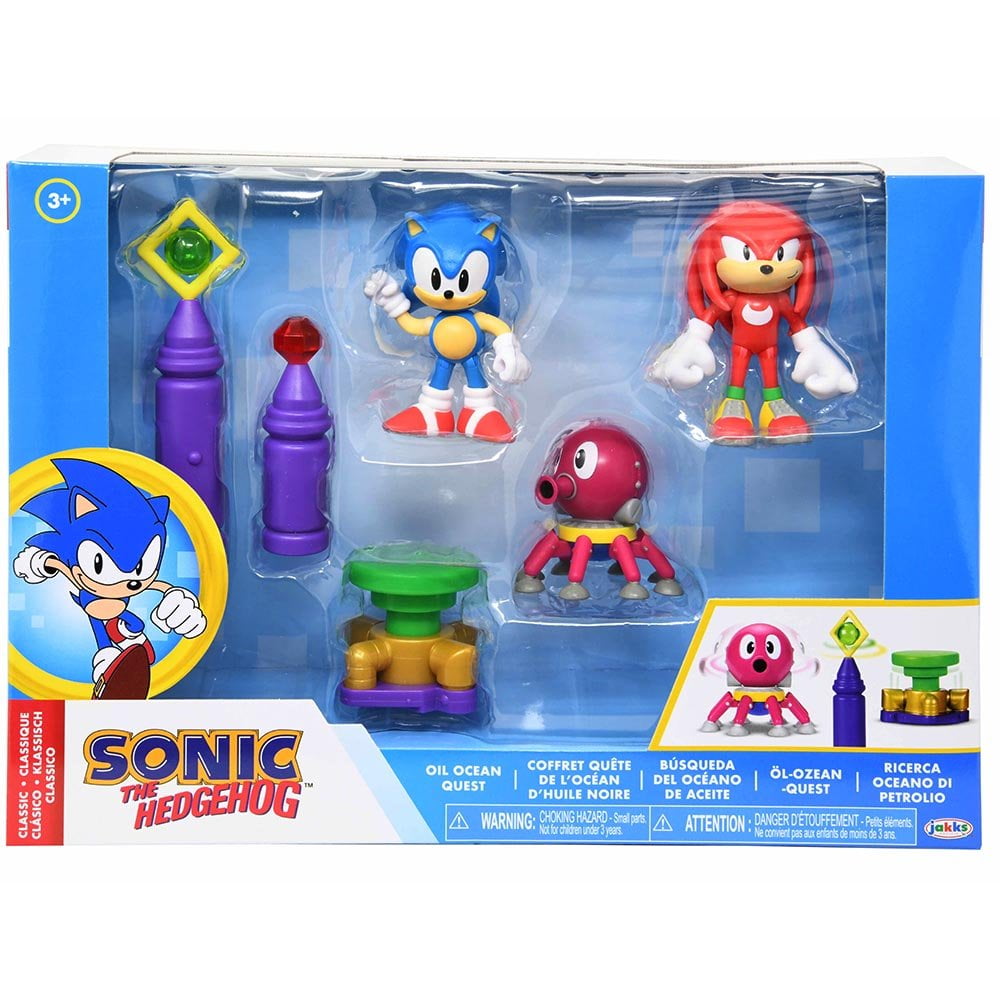 SEGA Sonic The Hedgehog Sonic 2.5" Figure Oil Ocean Diorama Set in ...