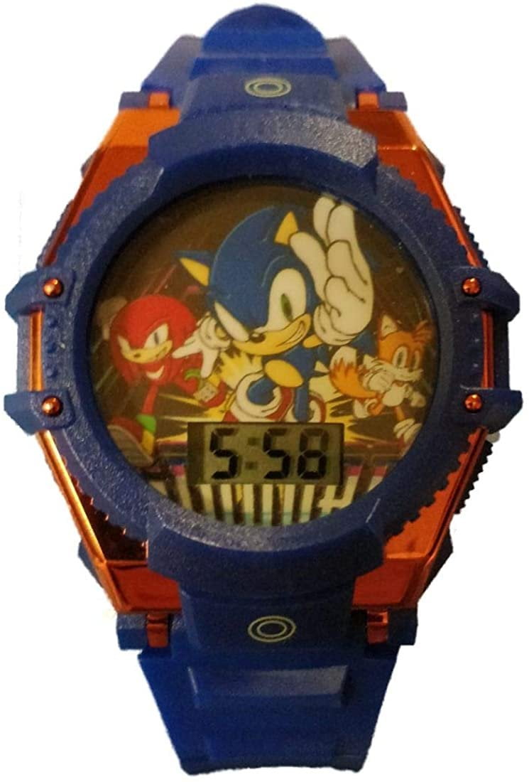 SEGA Sonic The Hedgehog Unisex Childrens Watch with Silicone Strap with ...