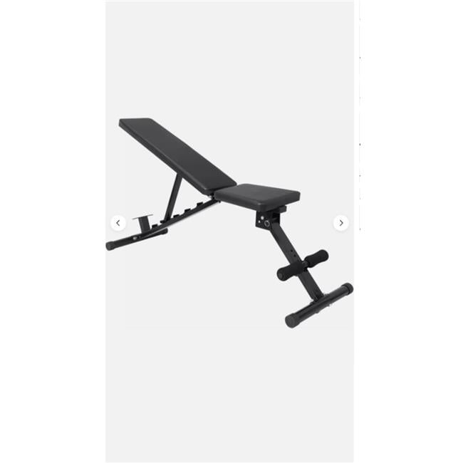 SEGAWE 224 700 lbs Weight Bench Adjustable Utility Black Bench Home Gym ...