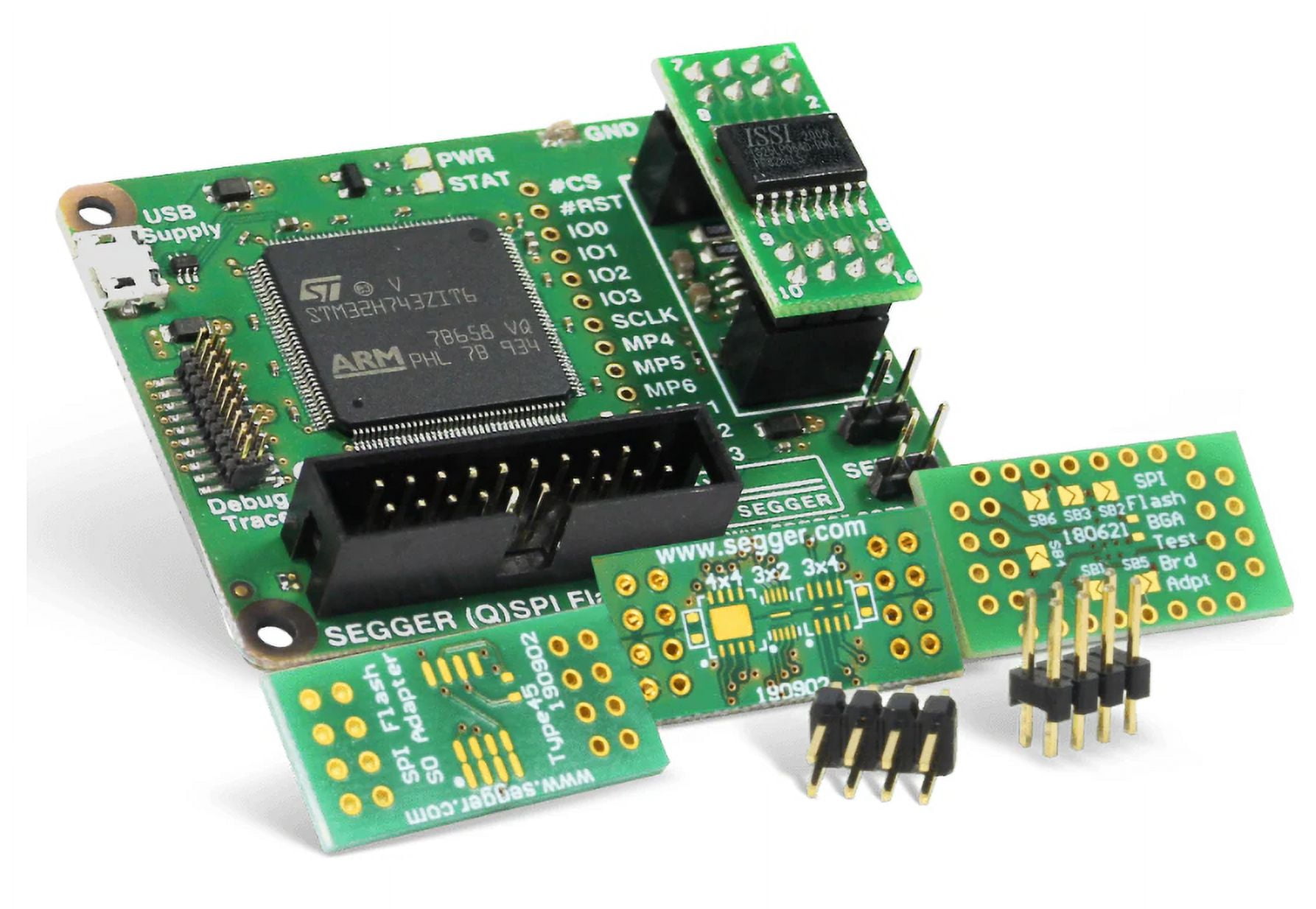 SEGGER MICROCONTROLLER 6.40.00, Development Boards & Kits - ARM SEGGER (Q)SPI Flash Evaluator ...