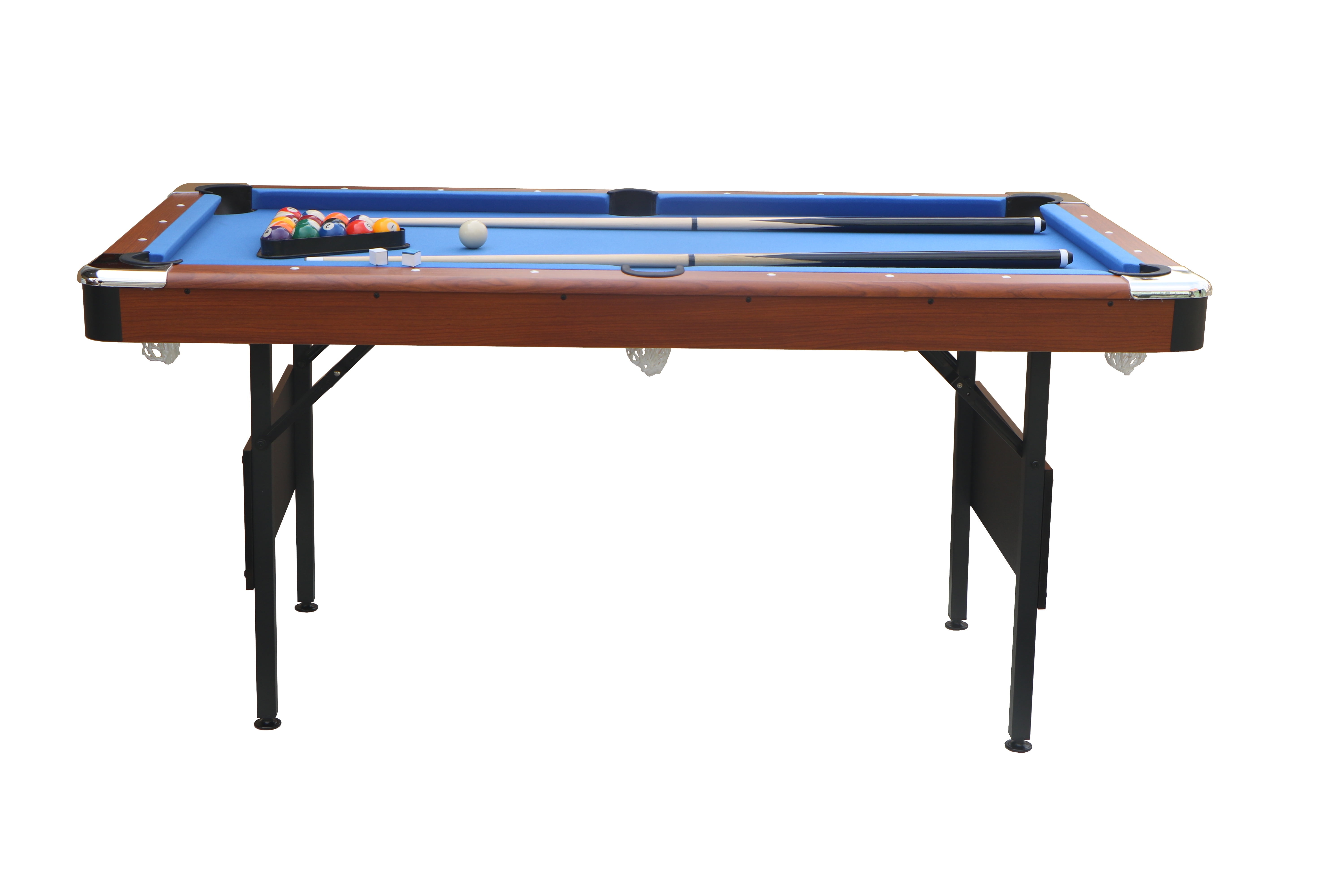 SEGMART 5.5 Ft Folding Pool Table for adults, Tennis Multigame Table ...