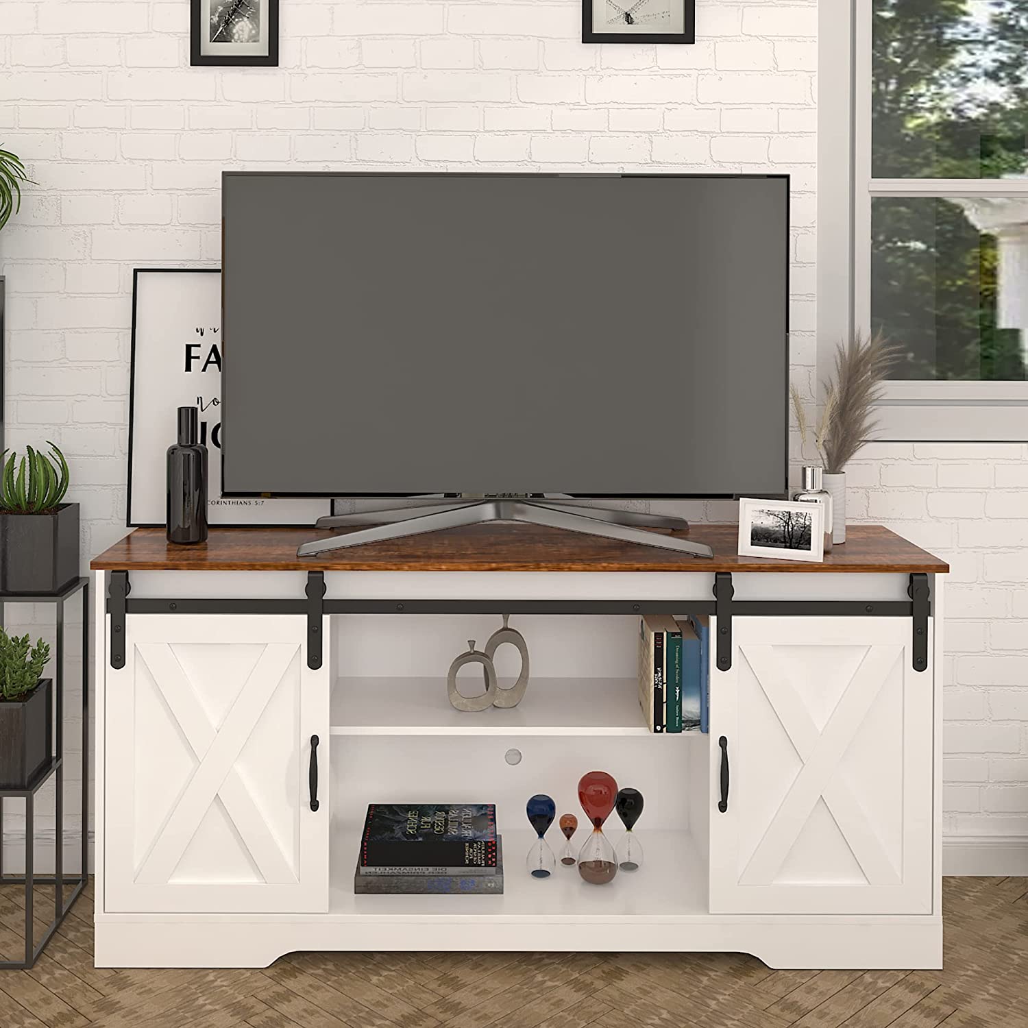 SEGMART 59'' Media Consoles TV Stands with Side Cabinets for TVs up to ...