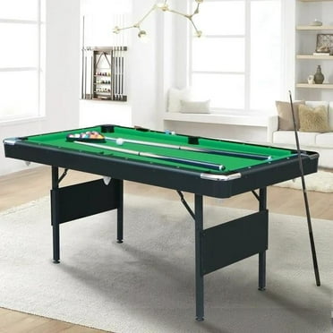 Free Shipping! Miniyam 5.5ft Folding Pool Table, Portable Billiards ...