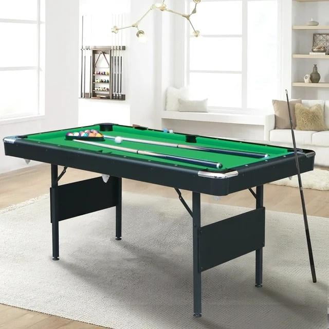 SEGMART Billiards Table - Portable Pool Table - Includes Full Set of ...