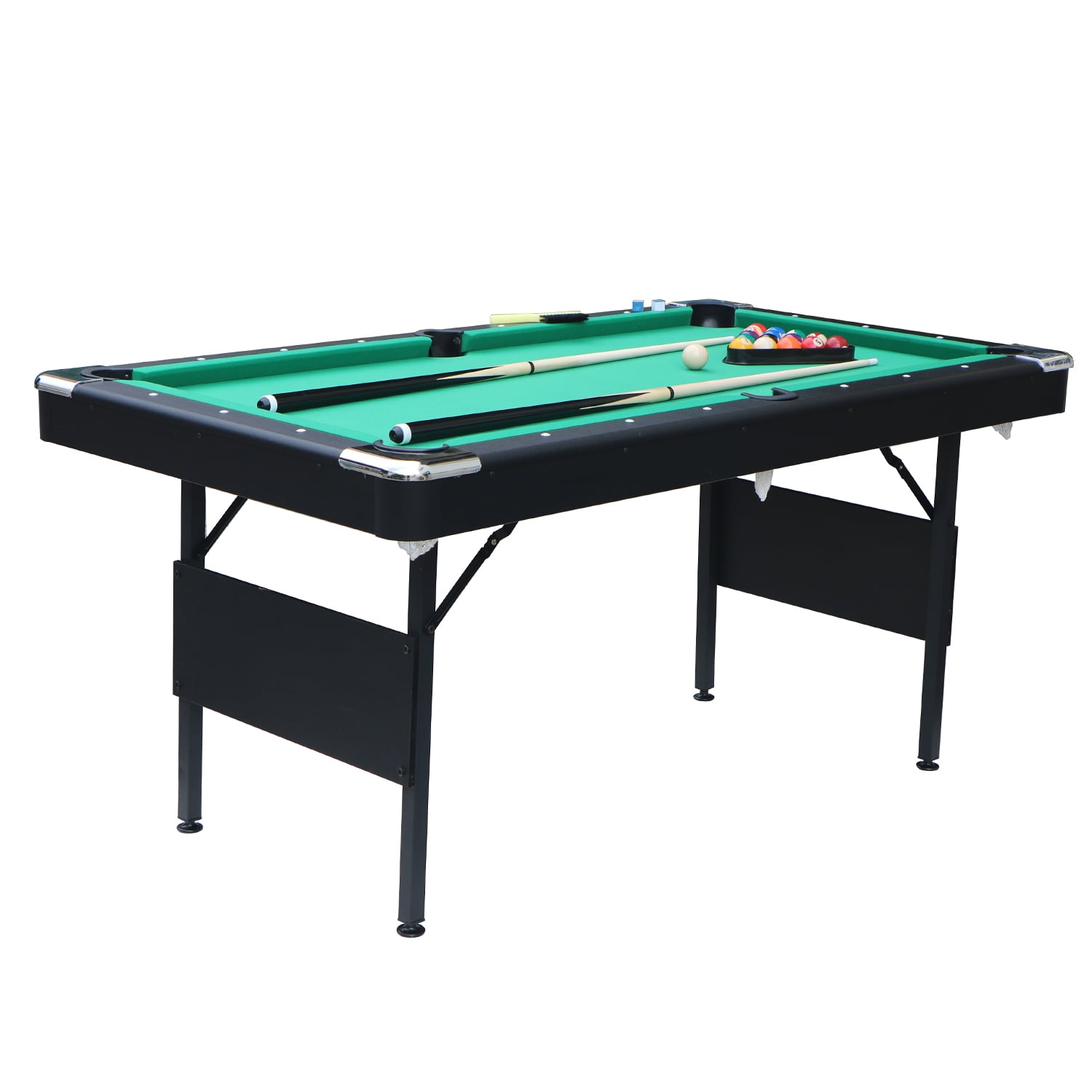 SEGMART Billiards Table - Portable Pool Table - Includes Full Set of ...