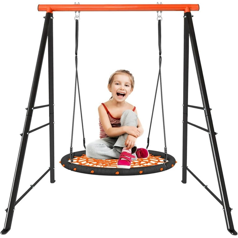 Indoor Swing Frame Swing Stand For Kids A Frame Metal Backyard