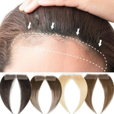 ViviaBella Frontal Hairpiece for Women Natural Black Hair Extension ...