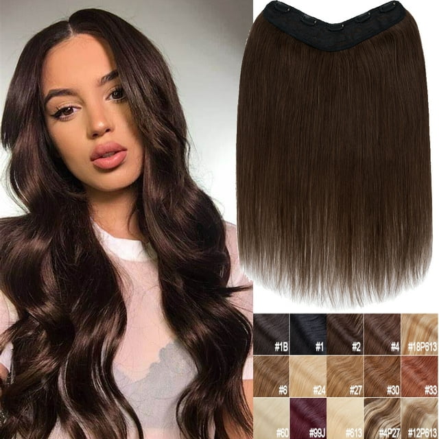 SEGO 100% Human Hair V-Shap Clip In 100% Remy Human Hair Extensions One ...