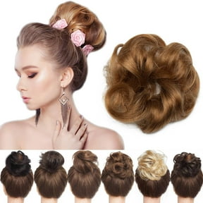 Desertasis hair bun pillsbury hair buns Curly Bun Extension Messy Bun ...