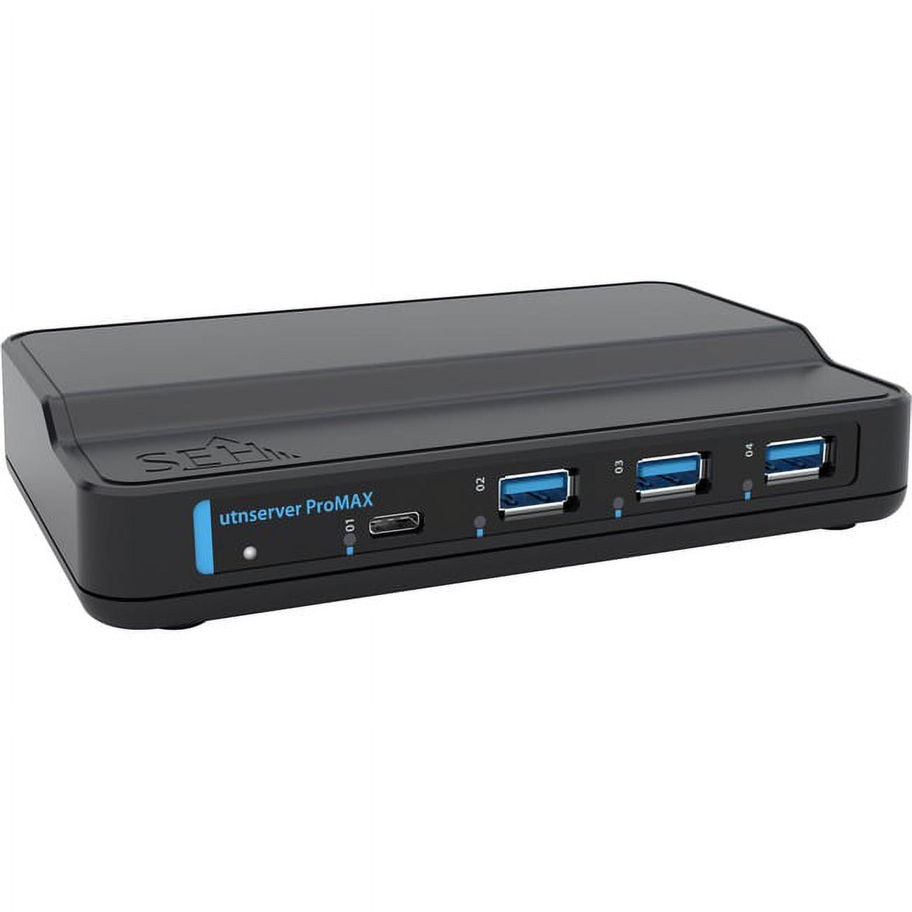 SEH utnserver ProMAX Device Server M05402 with 4 USB Ports, 2.5Gb ...