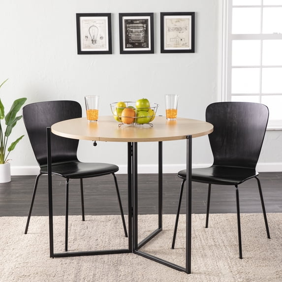 SEI Furniture Ladston Foldable Collapsible Kitchen Dining Table ...