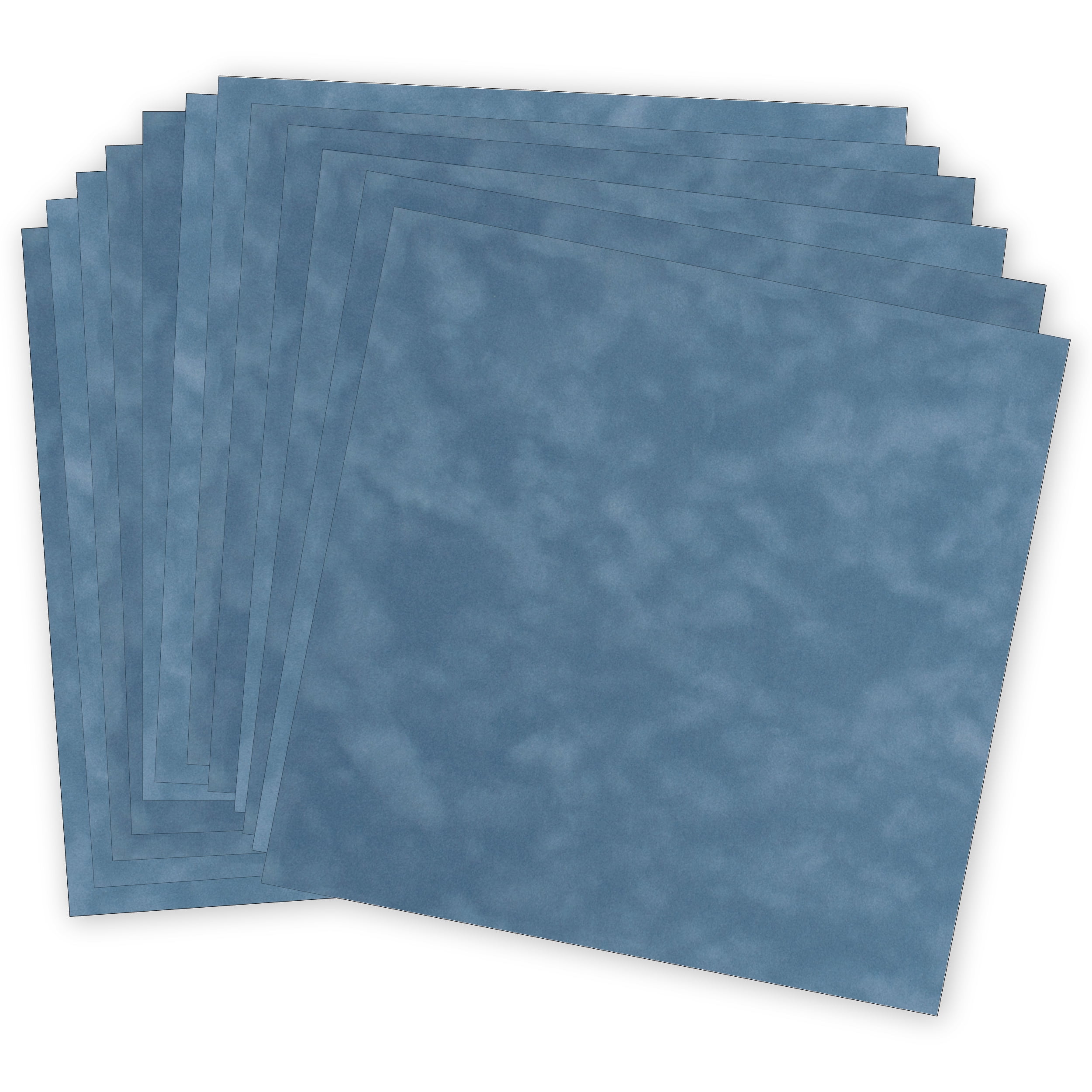 SEI Velvet Paper 12 inch x 12 inch, 12 Sheets, French Blue - Walmart.com