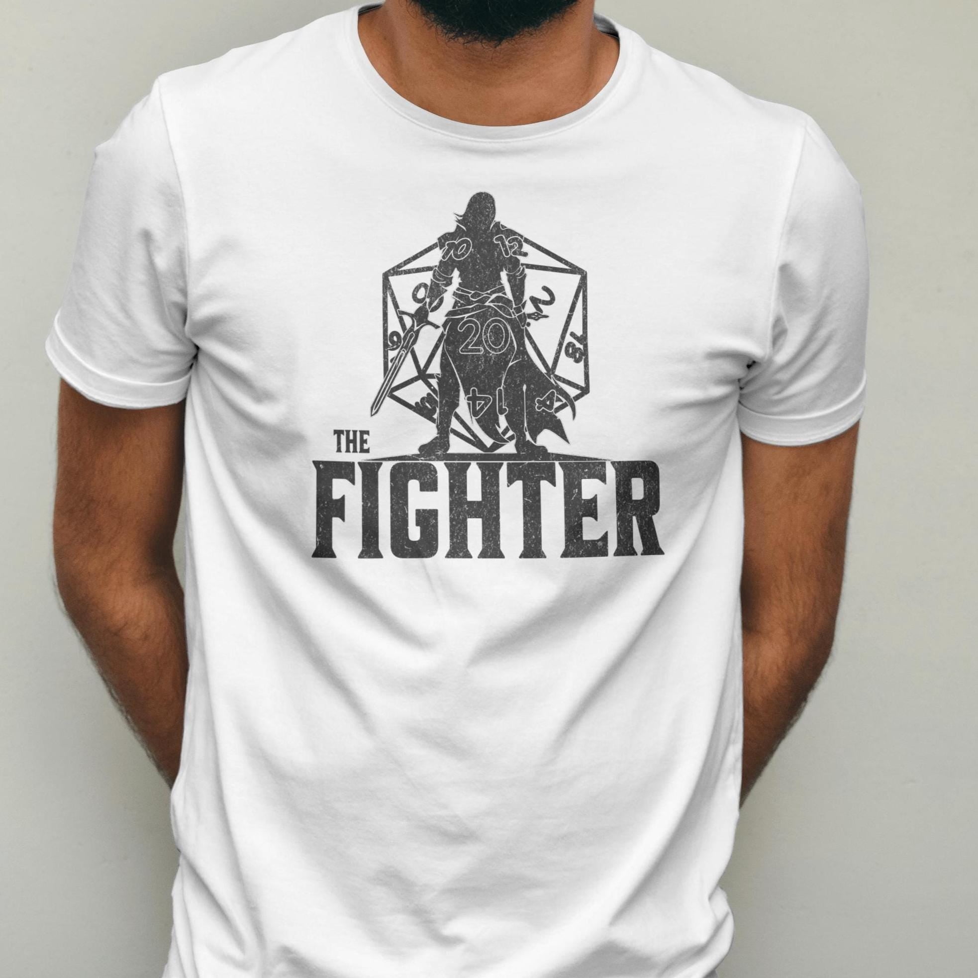 SEIKEMS DnD The Fighter Archetype & D20 Dice Shirt - Walmart.com