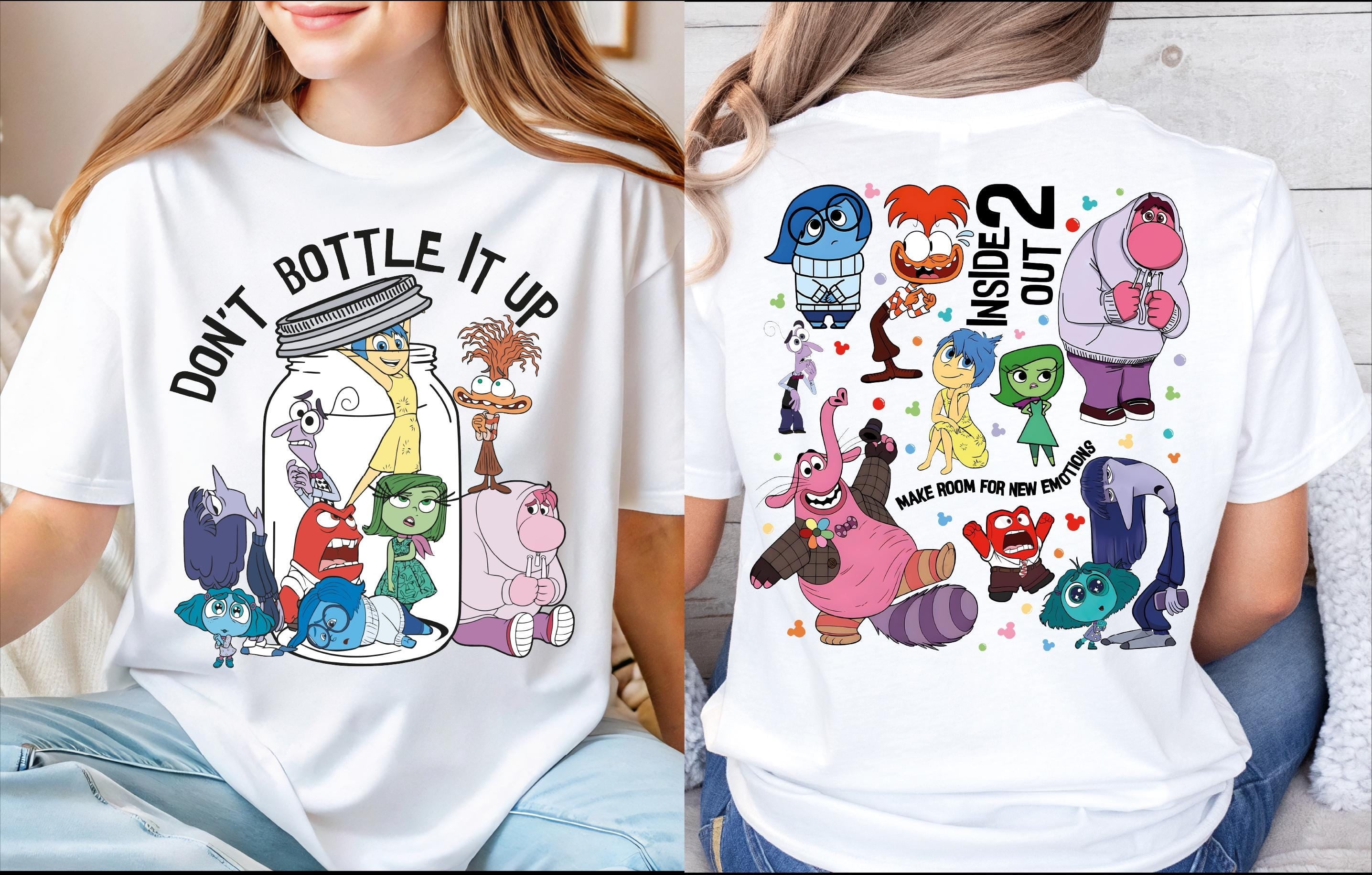 SEIKEMS Inside Out Don't Bottle It Up Shirt, Disney Inside Out Shirt ...