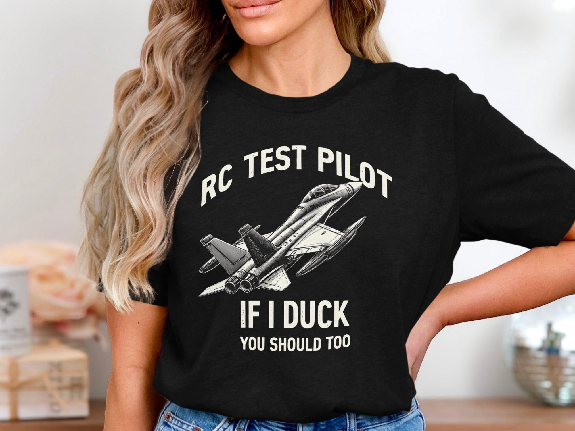 SEIKEMS RC Test Pilot T Shirt, Funny Remote Control Plane Tee, RC ...