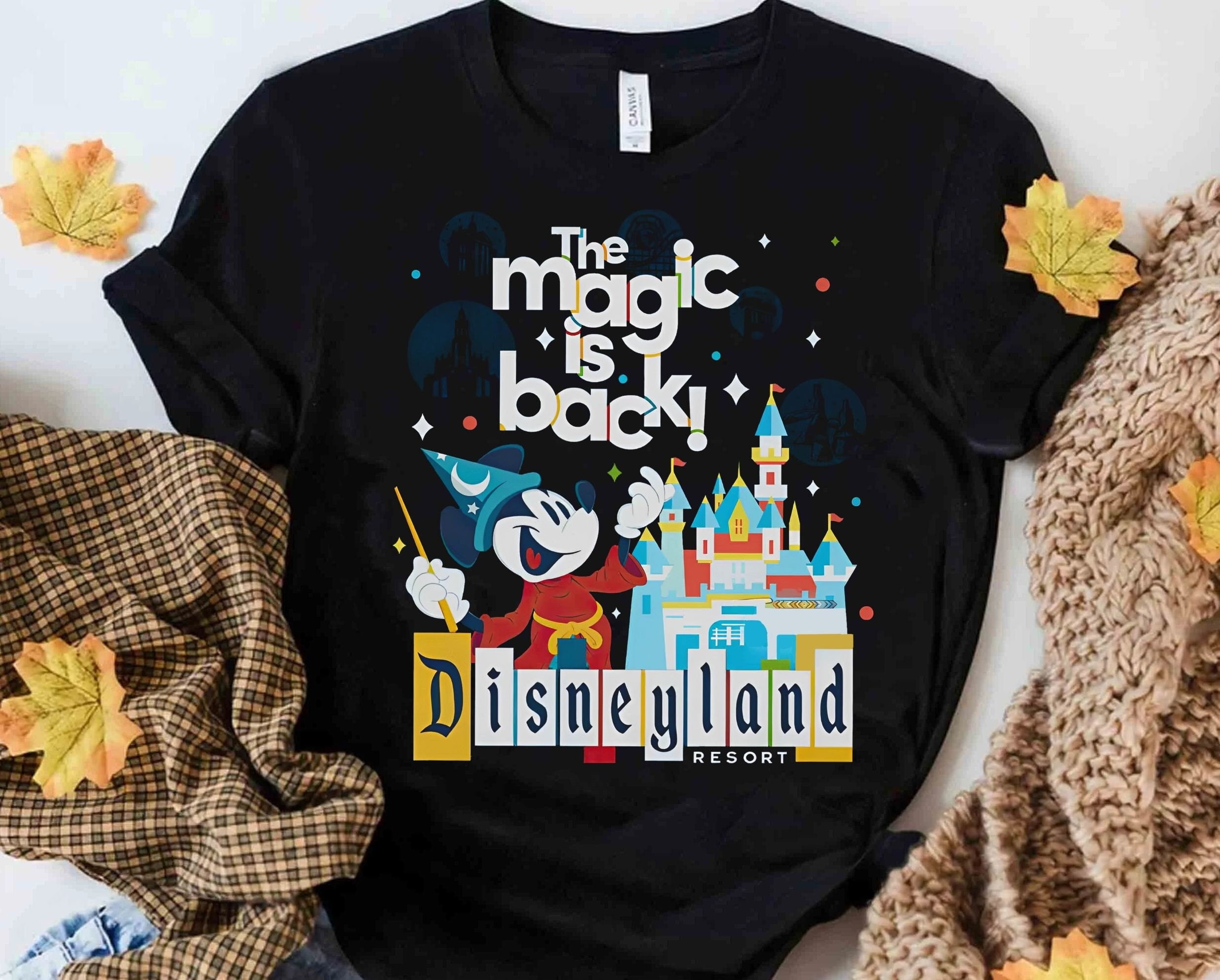 SEIKEMS Retro Disney Sorcerer Mickey The Magic Is Back Shirt | Funny ...
