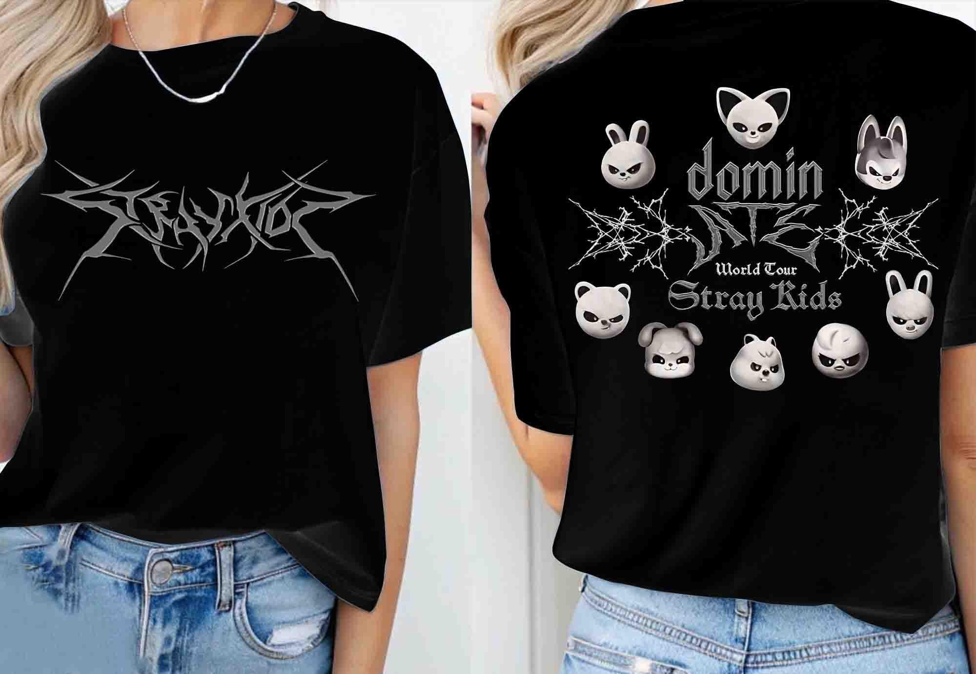 SEIKEMS Stray Kids Dominate World Tour 2025 Shirt, Stray Kids Skzoo ...