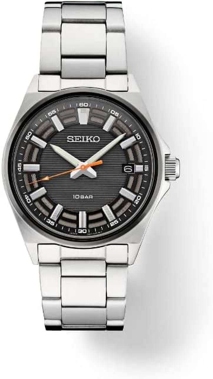 SEIKO Mens Essential Gray - Walmart.com
