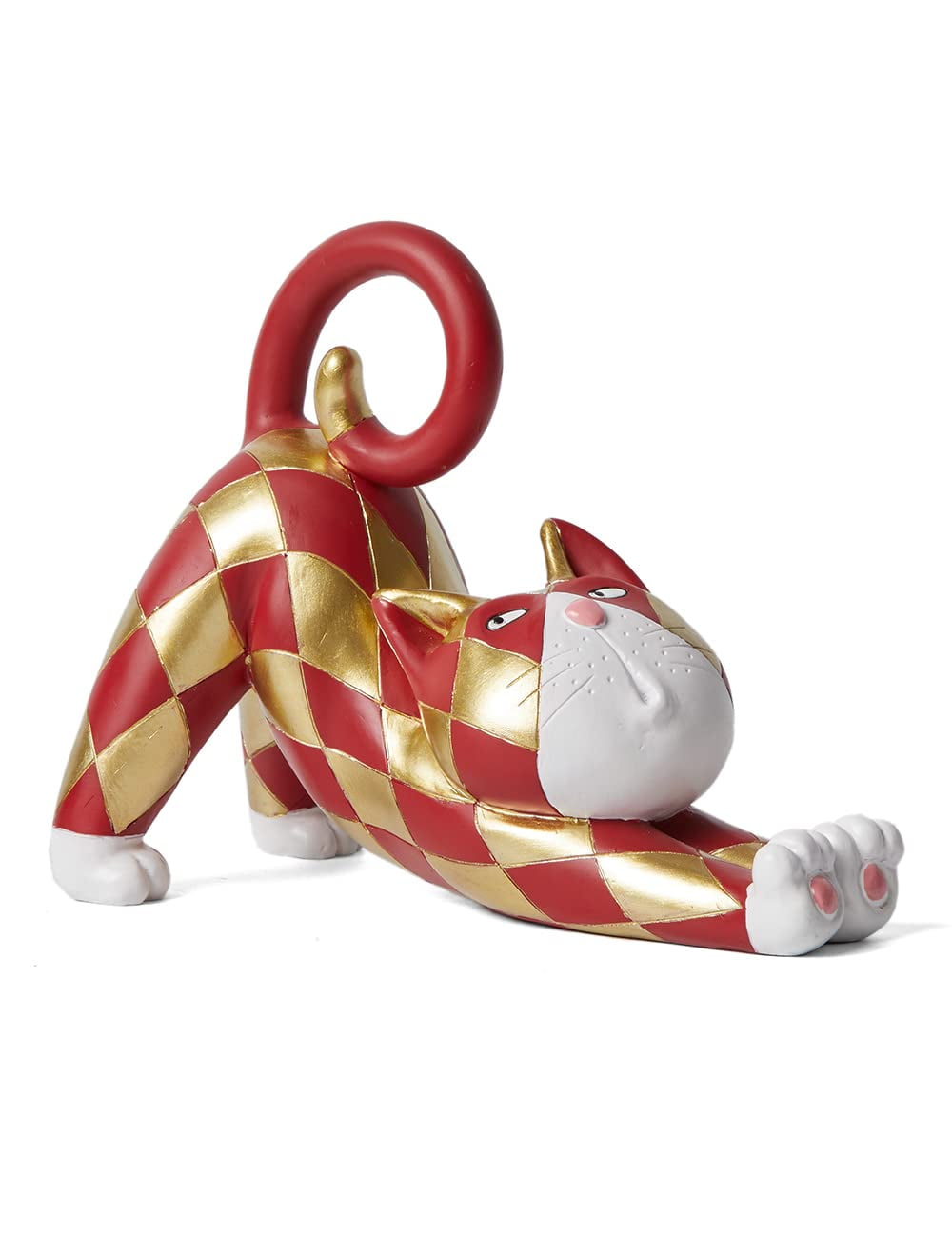 SEINHIJO Cat Figurine Sculpture Animal Statue Decor Modern Gifts Crafts ...