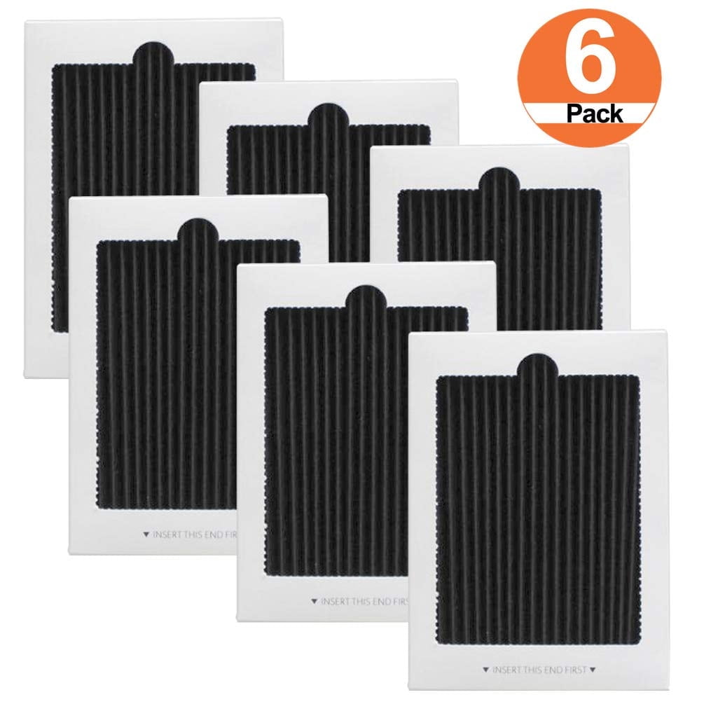 6-Pack Refrigerator Air Filter Replacements - Carbon Activated Filters ...