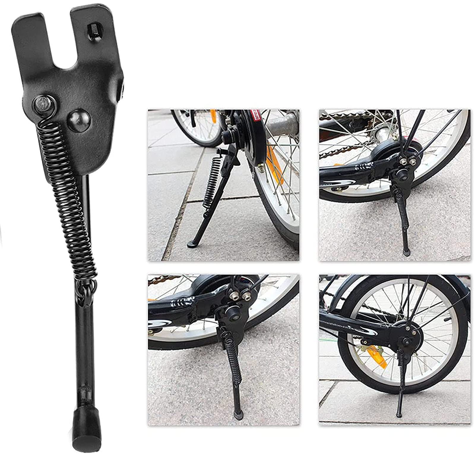 SEISSO Universal Kids Bike Kickstands, Premium Steel Side Stand for 12 ...