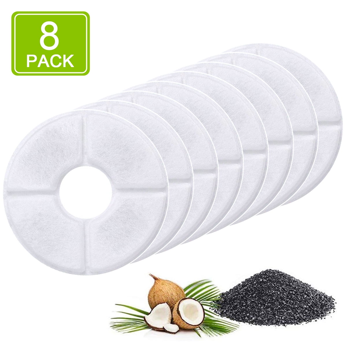 Cat Fountain Filter Replacement, Activated Carbon Pet Water Fountain ...