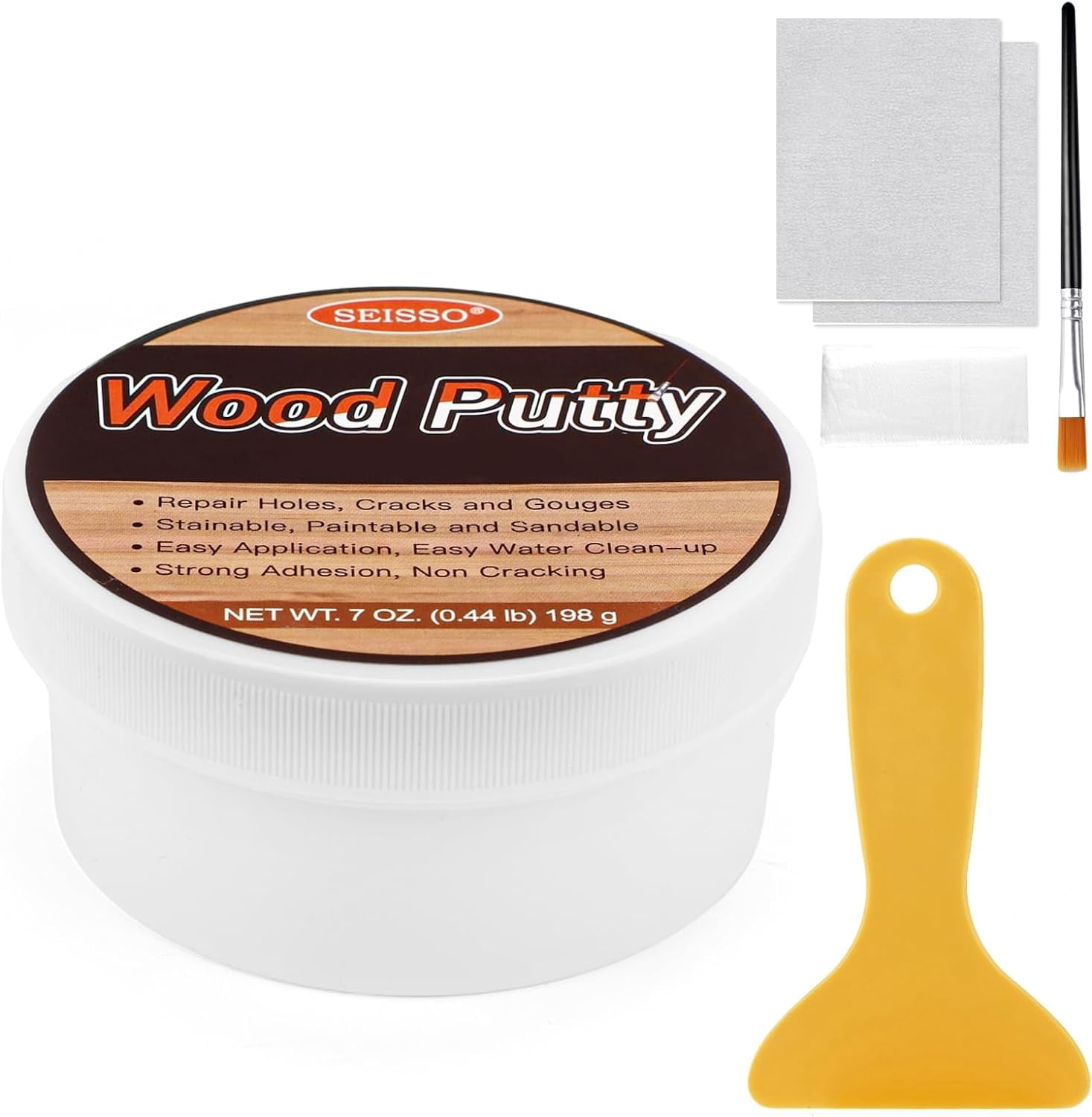 SEISSO Wood Putty Finish, 7 oz - Walmart.com