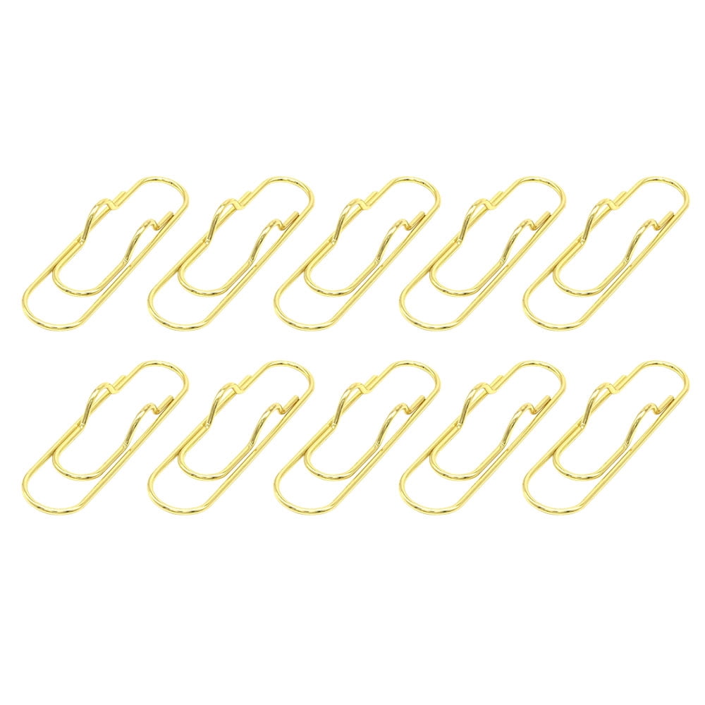 SEIWEI 10PCS Carbon Steel Wire Metal Pen Clips Paper Clip Pen Holder ...