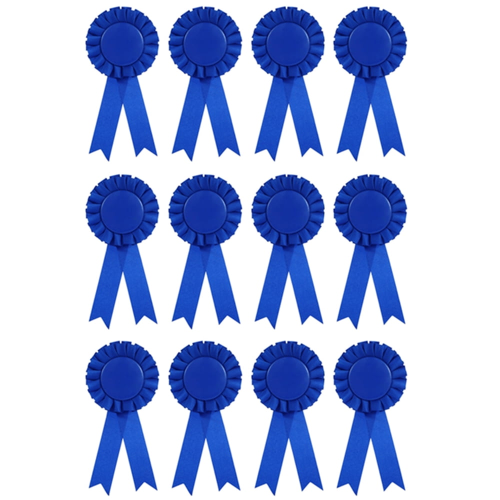 SEIWEI 12PCS Blank Award Ribbon Personalized Graduation Attendance ...